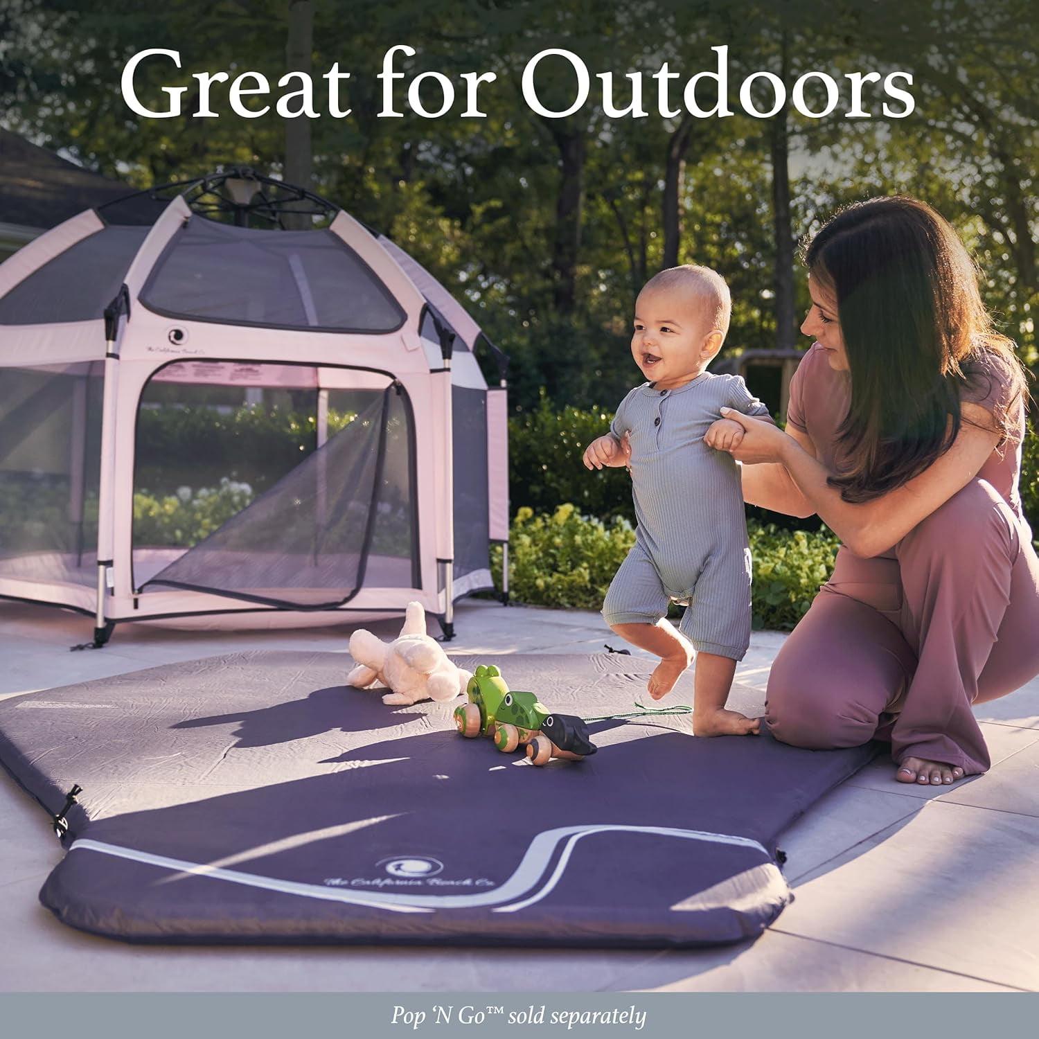 1.3" Thick Self-Inflating Baby Playmat for Pop 'N Go - Portable Play ...