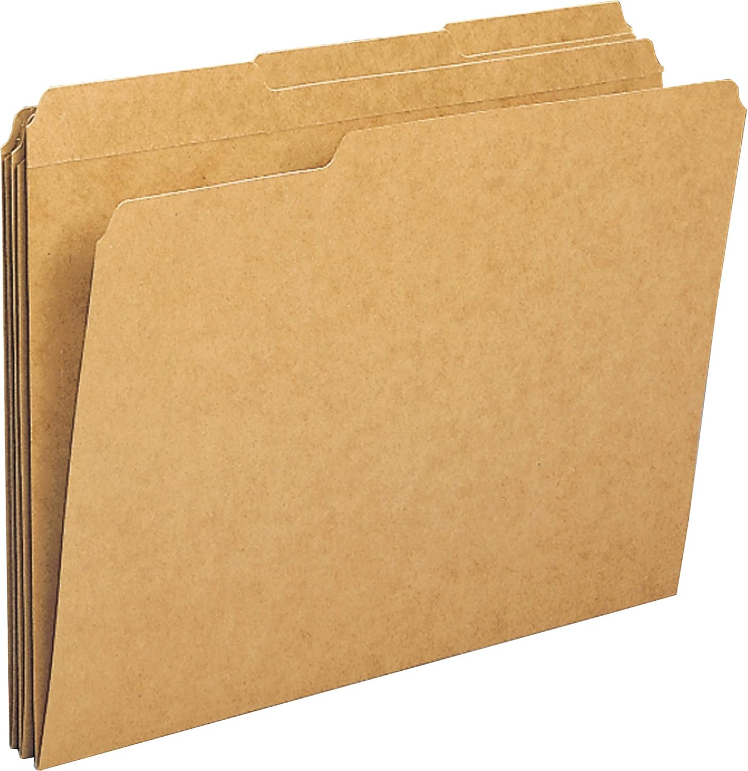 1/3-cut Tab Heavy Weight Kraft File Folders - Walmart.com