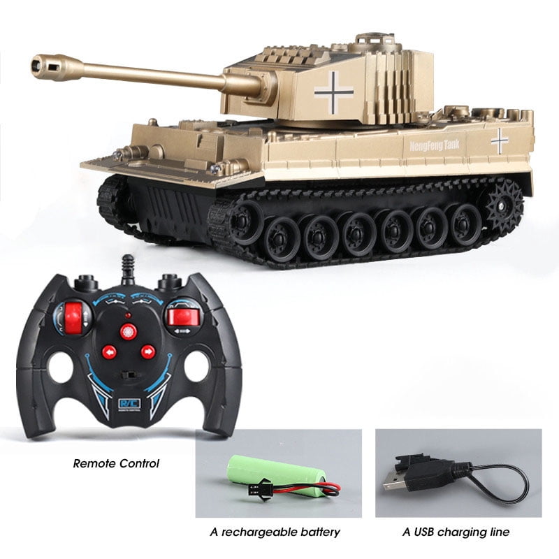 NOBRAND RC Tank 2.4G 7Ch Remote Control Crawler, 15+ Years, Yellow ...
