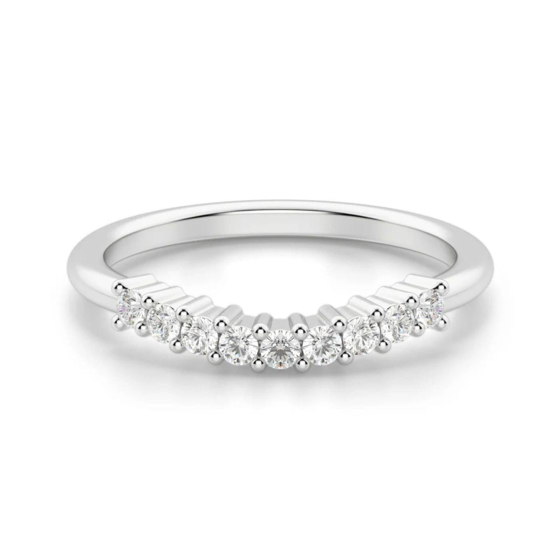 1.30 CTW Round Brilliant Cut Bridal Set Wedding Ring 18K White Gold - Walmart.com