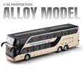 1:30 Scale Diecast Bus Model, Alloy Single & Double Decker Coach with ...