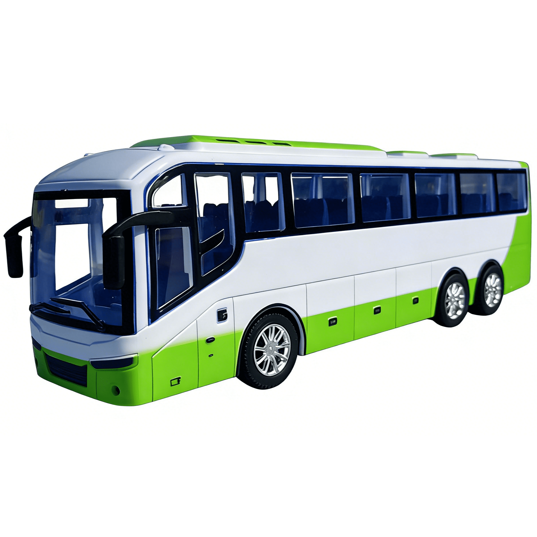 1:30 Scale City Bus Car Toy - Large 12.5 Inch Go Inertia Bus Cars Model ...