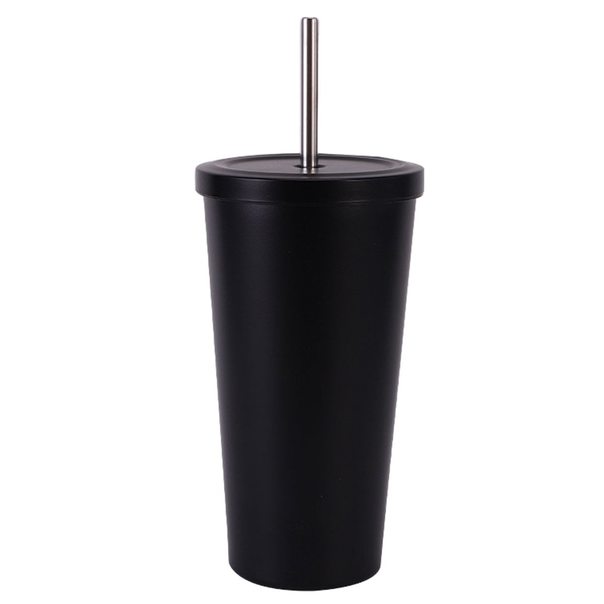 1 304 stainless steel coffee cup milk tea cup Car car cup with straw ...