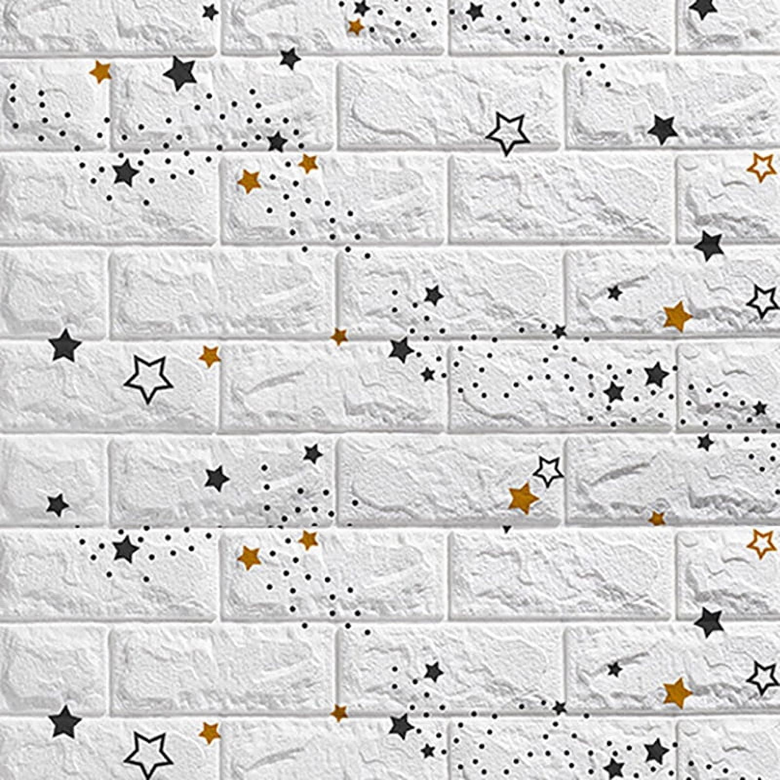 1-30Pcs 77*70/35*30cm 3D Wall Sticker Imitation Brick Bedroom Home ...
