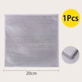 1-30Pcs Non-Scratch Wire Cleaning Cloths - Reusable Multipurpose Scrub ...