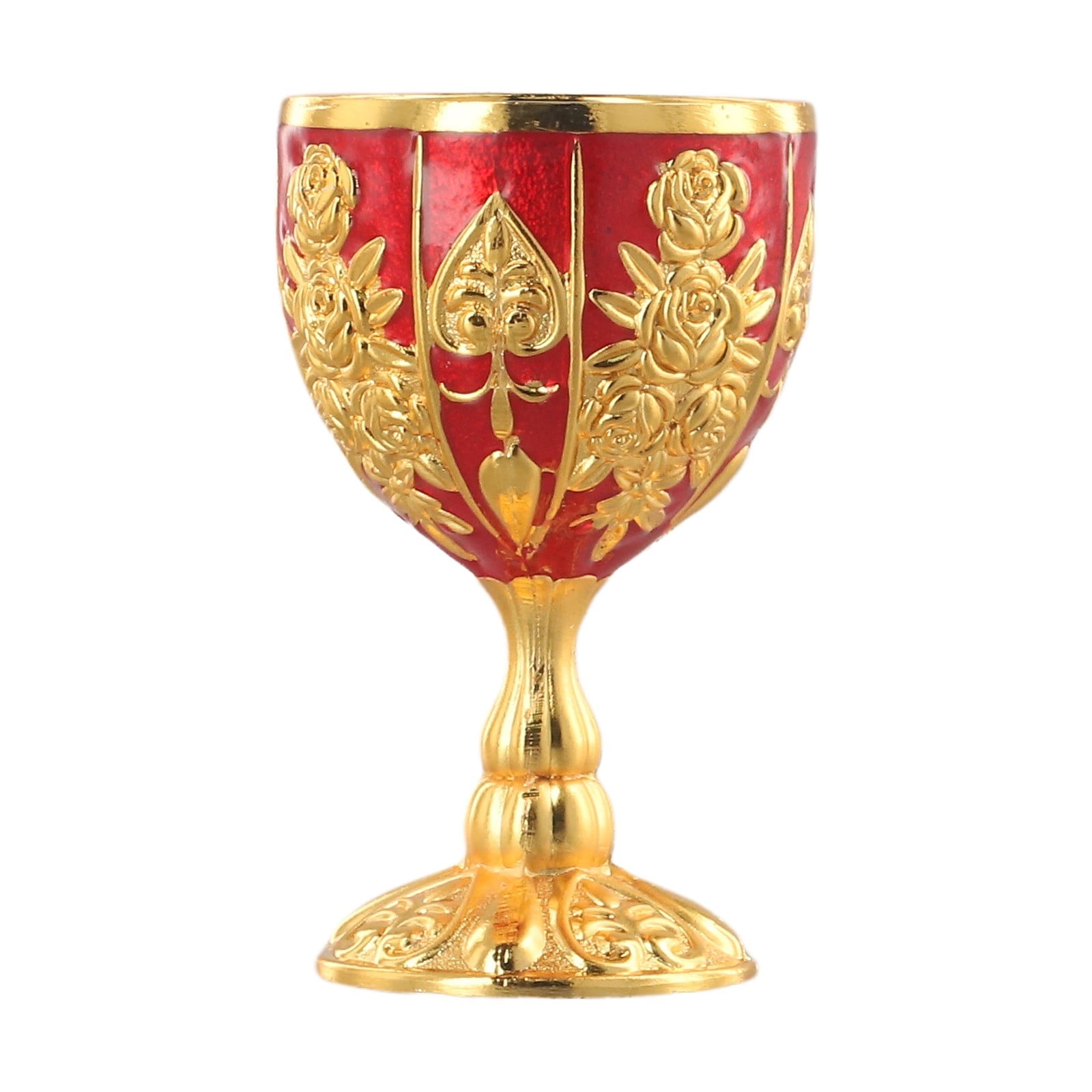 1 * 30ml Retro Metal Aluminum Alloy Wine Glass Goblet Reusable Bar ...