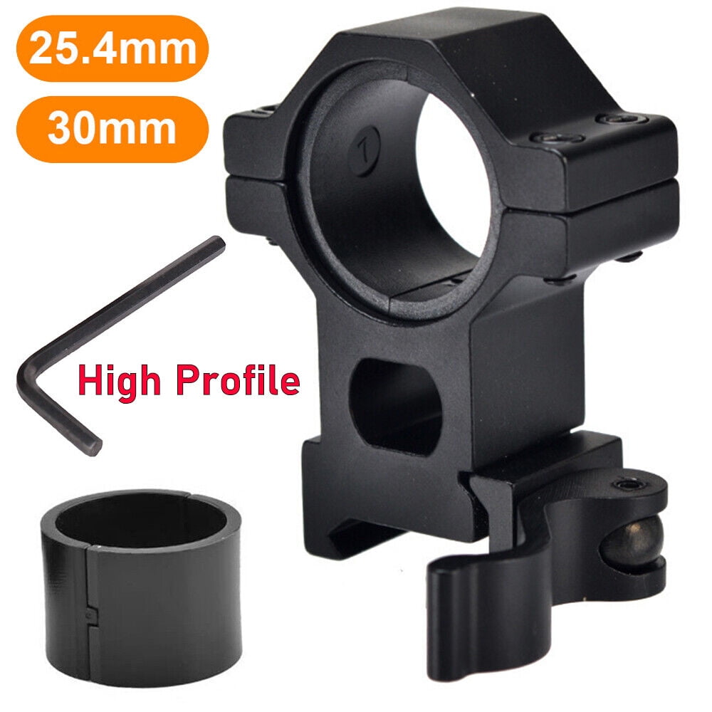 1"/30mm Scope Ring Mount Quick Release 20mm Weaver Picatinny Rail High ...