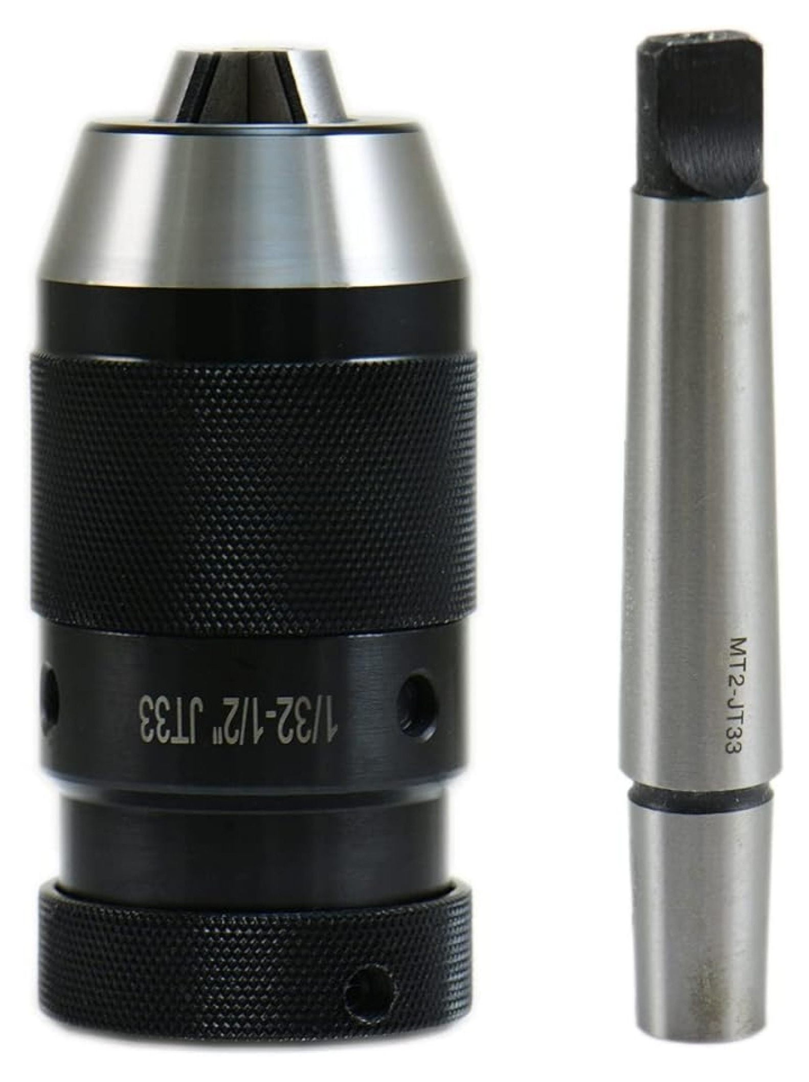 1/32“-1/2" JT33 Heavy Duty Keyless Drill Chuck & MT2 Shank Arbor 202 ...