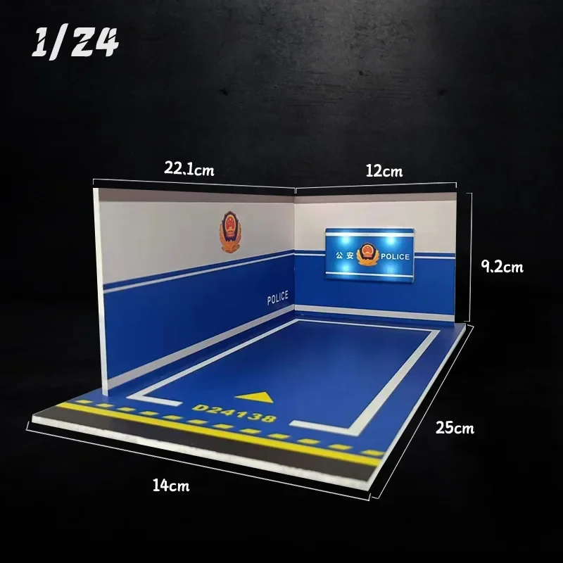 1:32 1:24 PVC simulation underground parking lot building model scene ...