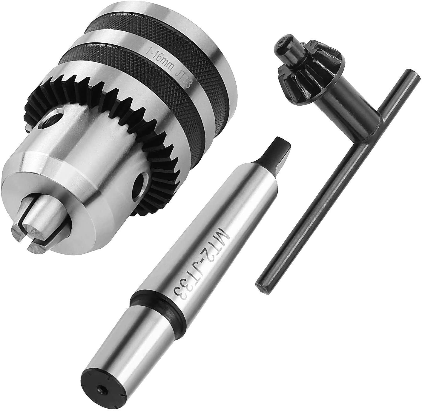 1/32"- 5/8" Heavy Duty Drill Chuck with Chuck Key and MT2 Shank ...