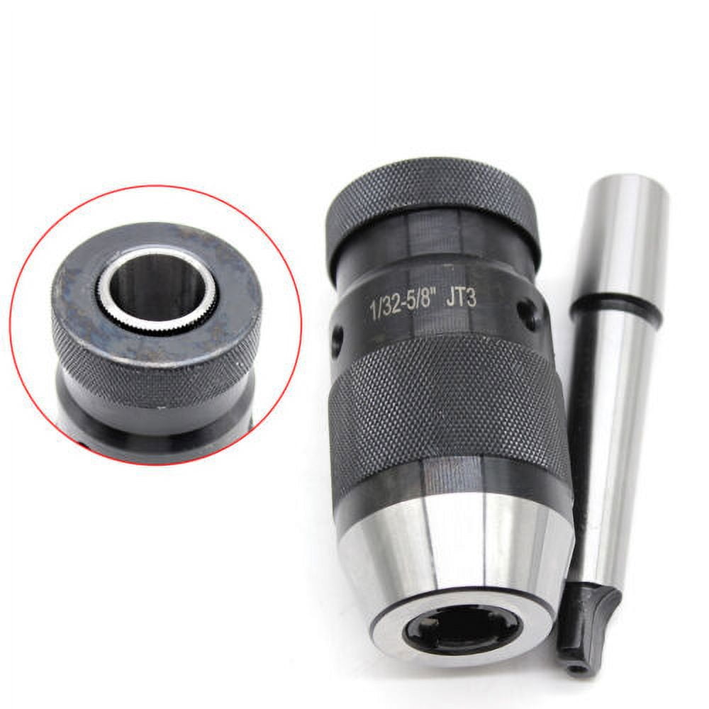 1/32-5/8" JT3 MT2 Jacob Taper High-carbon Steel / Drill Press Keyless ...