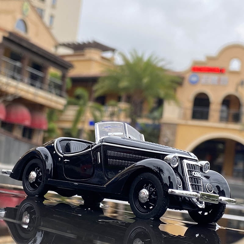 1:32 AUDI WANDERER W25K Classic Alloy Open Car Model Diecasts Metal Toy ...