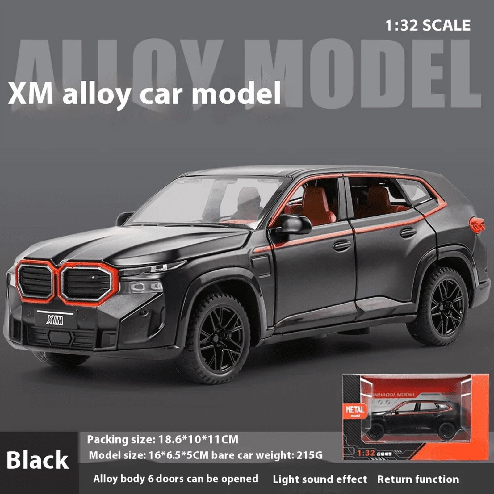 1:32 BMW XM Off Road SUV Alloy Diecast Car Model Sound Light Indoor ...