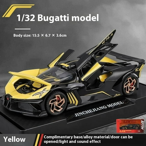 1:32 Bugatti Bolide Super Sports Car Diecast Model Car Alloy Metal ...