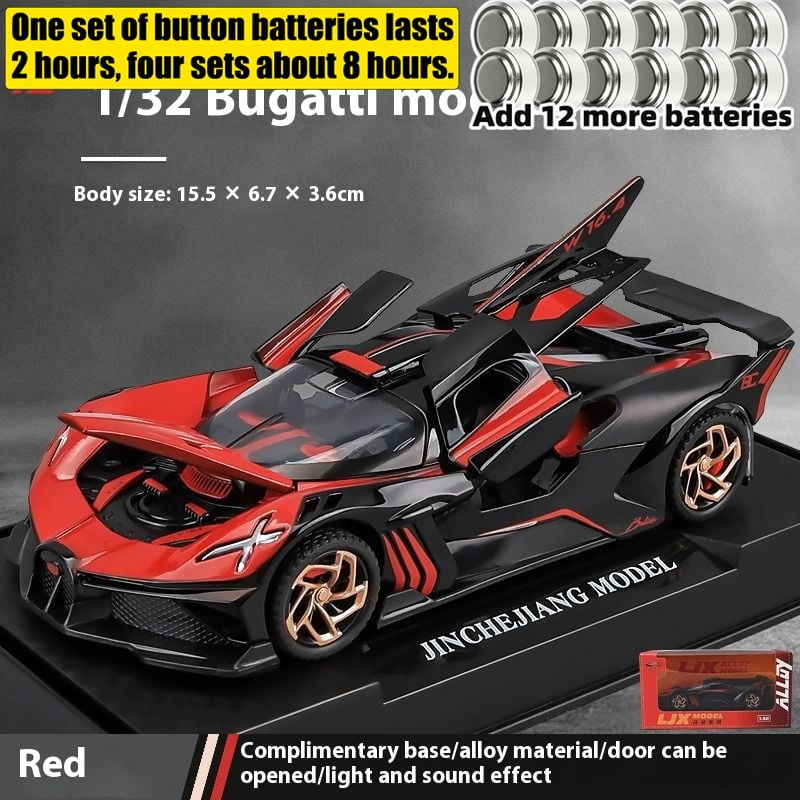 1:32 Bugatti Bolide Super Sports Car Diecast Model Car Alloy Metal ...