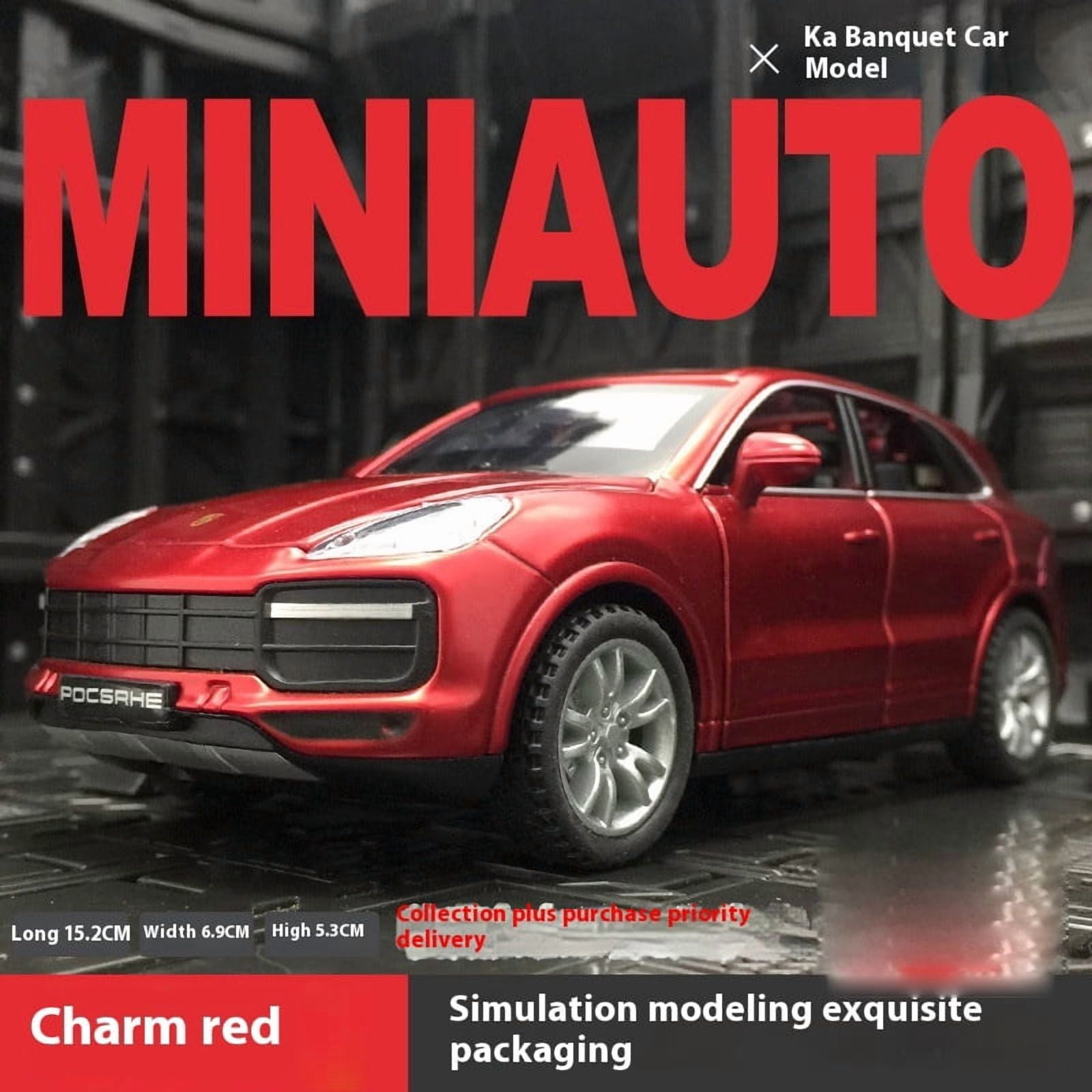 1:32 Cayenne Turbo Alloy Car Diecast Model Simulation Model Ornament ...