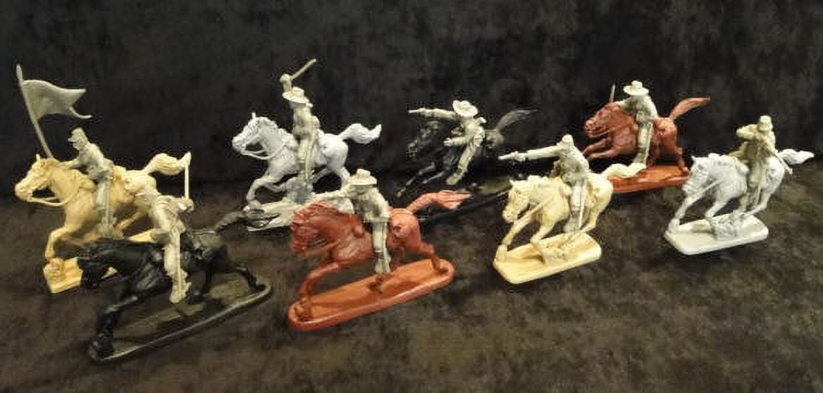 1/32 Civil War Cavalry Mounted Figure Playset (8) - Walmart.com
