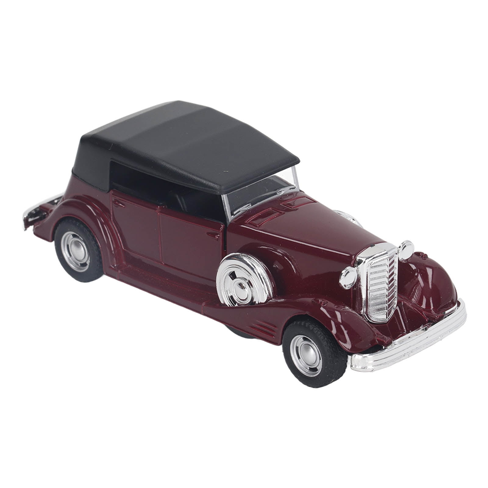 1:32 Classic Car Model Vintage Toy Open Doors Model Antique Pullback ...