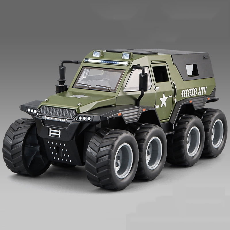 1: 32 Conqueror SUV Mini Toy Car Simulation Alloy Off-Road 8 Wheel Car ...