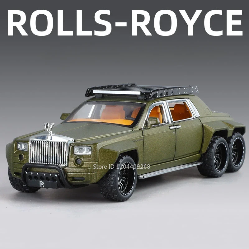 1:32 Conqueror Shaman 8*8 Rolls-Royce Phantom 6*6 Car Model Toy Diecast ...