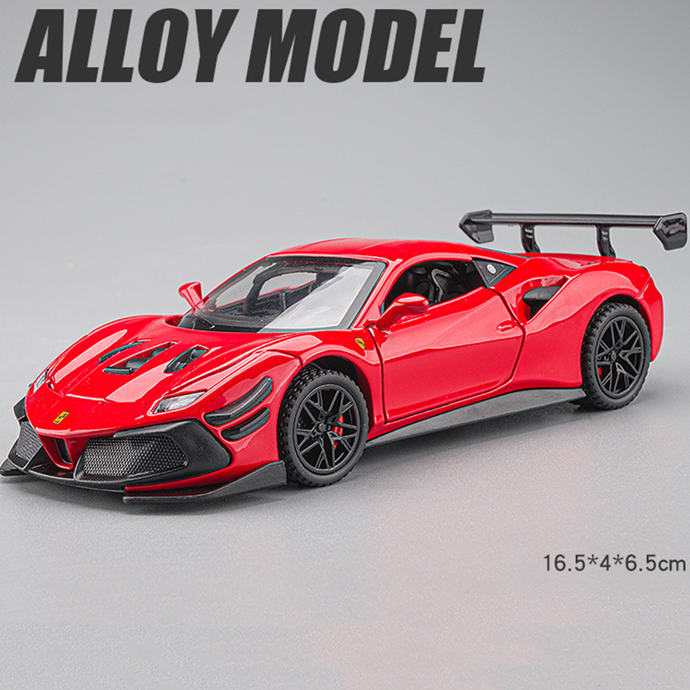 1:32 F488 Alloy Car Model Diecasts Metal Toys Vehicles Pull Back Car ...
