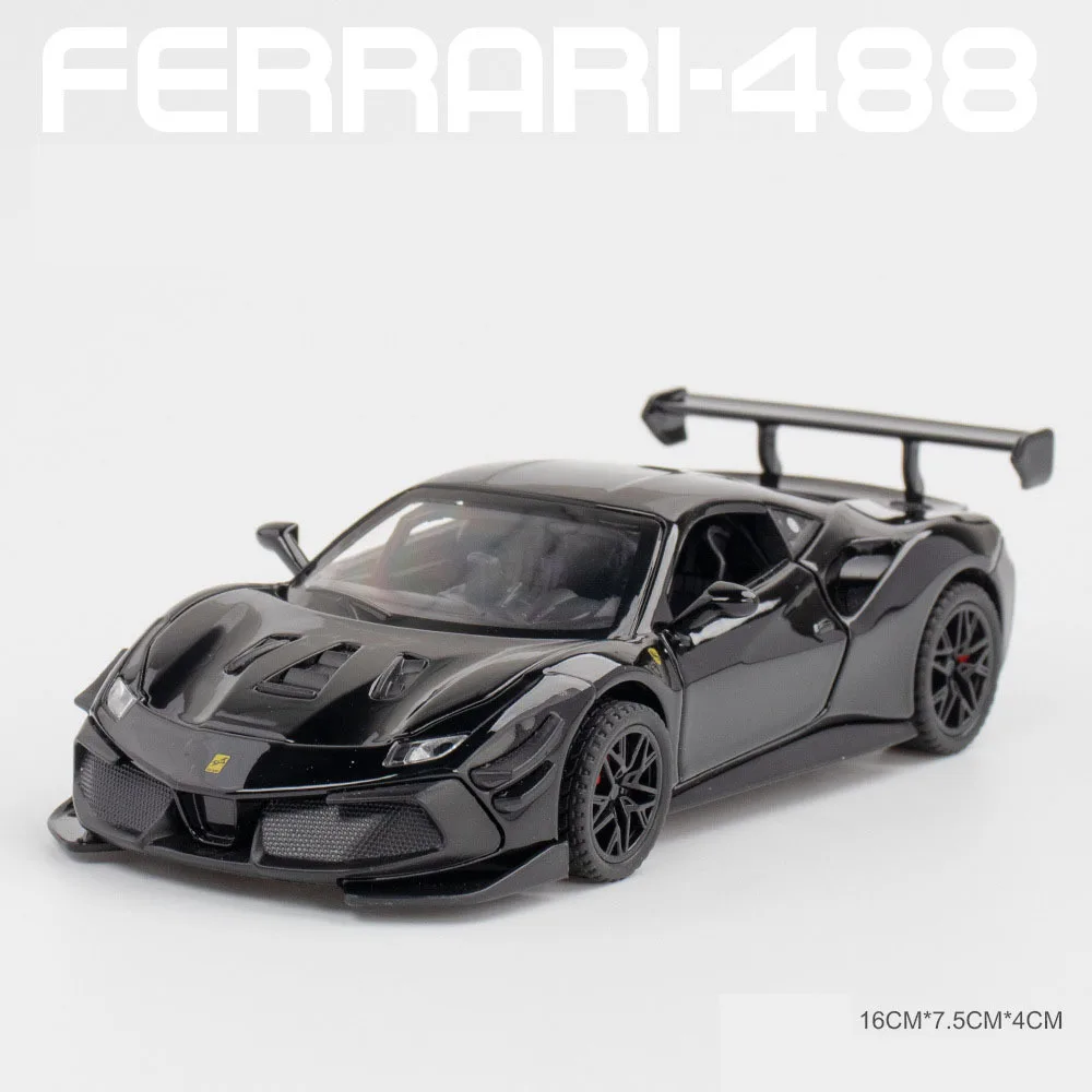 1:32 Ferrari 488 Sports Car Model Metal Diecast Alloy Toys Cars Models ...
