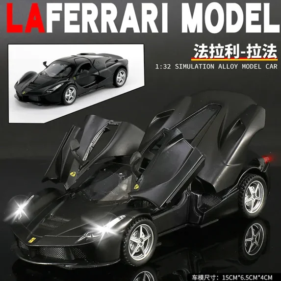 1:32 Ferrari Laferrari Alloy sports car model decorations for children ...
