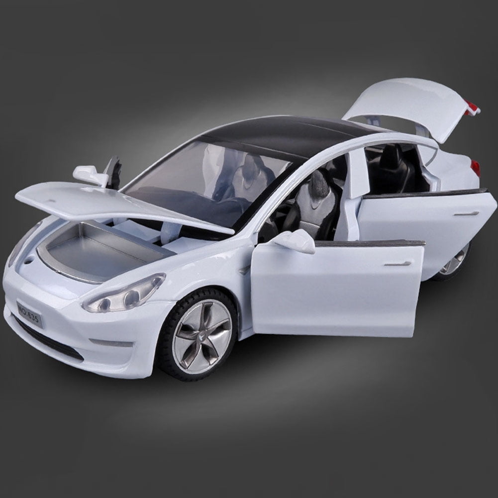 1: 32 For Tesla Model 3 Alloy Car Die Casting Metal Pullback Toy ...