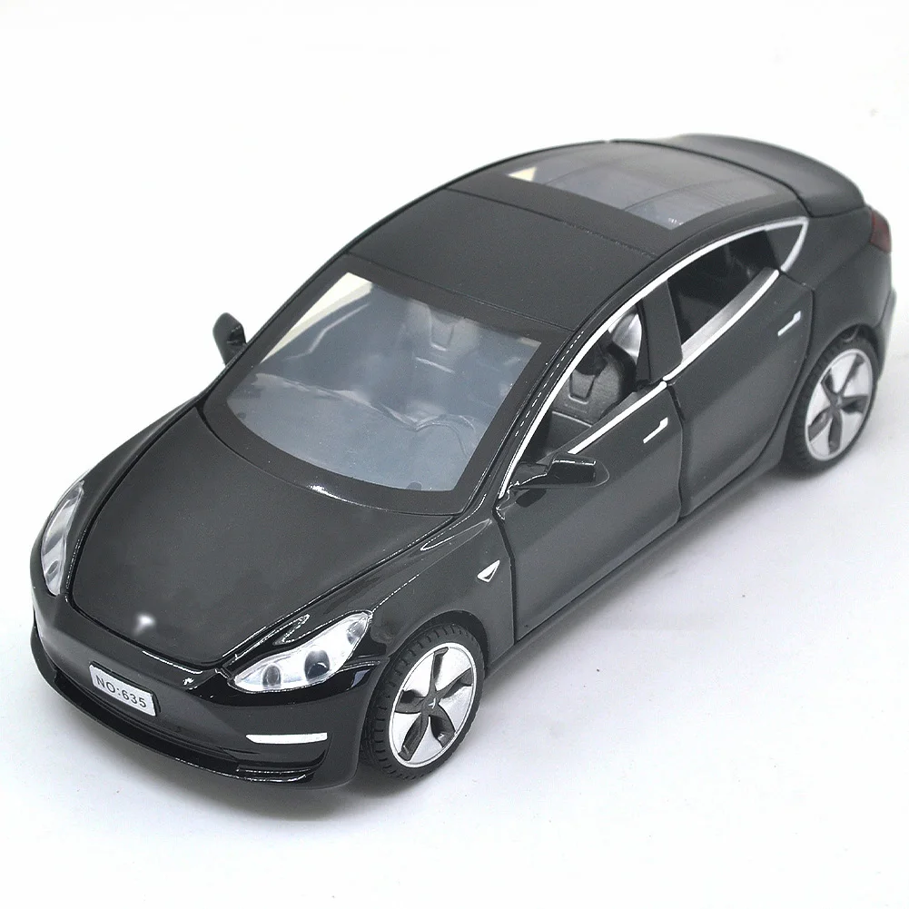 1: 32 For Tesla Model 3 Alloy Car Die Casting Metal Pullback Toy ...