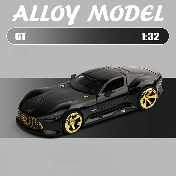 1:32 GT Car Diecast Metal Alloy Model Car Sound and Light Hobbies High ...
