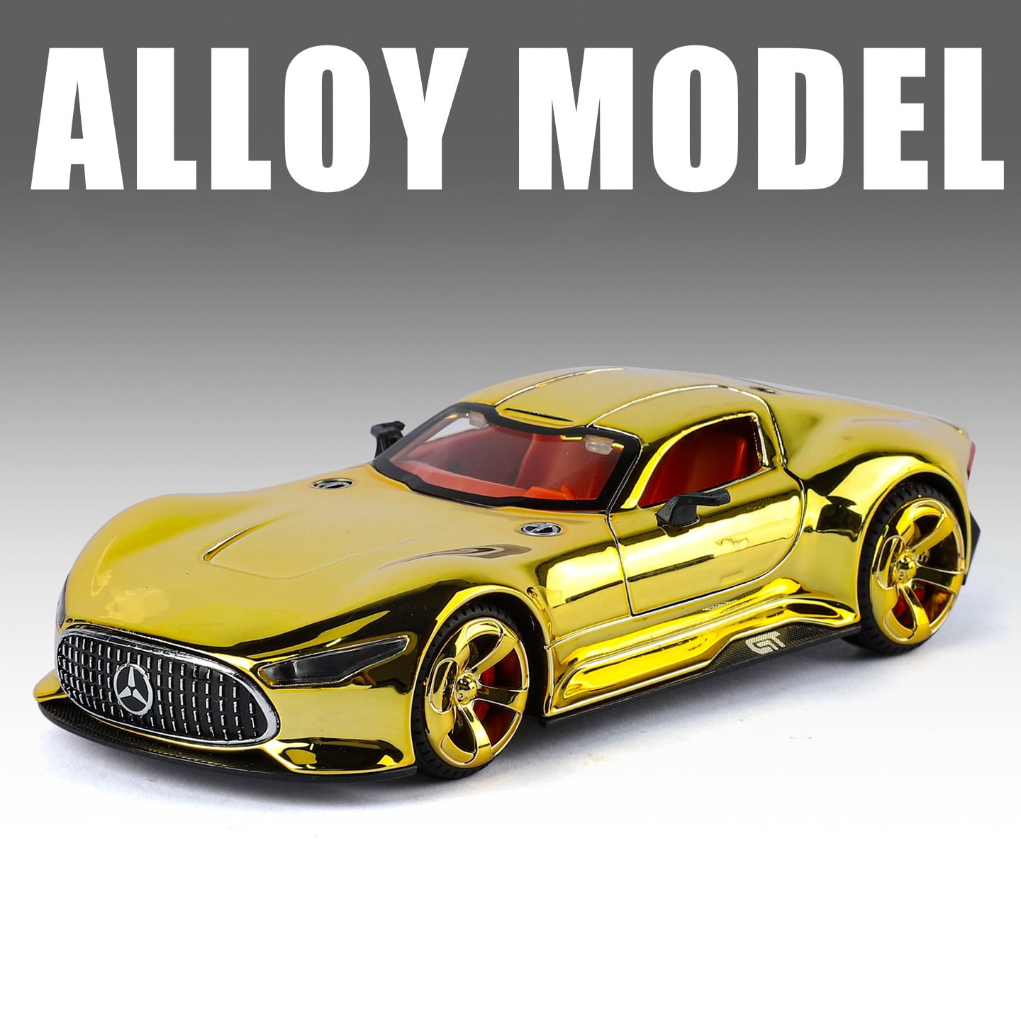 1:32 GT Super Concept Sport Car Alloy Diecast Model Car Sound And Light ...