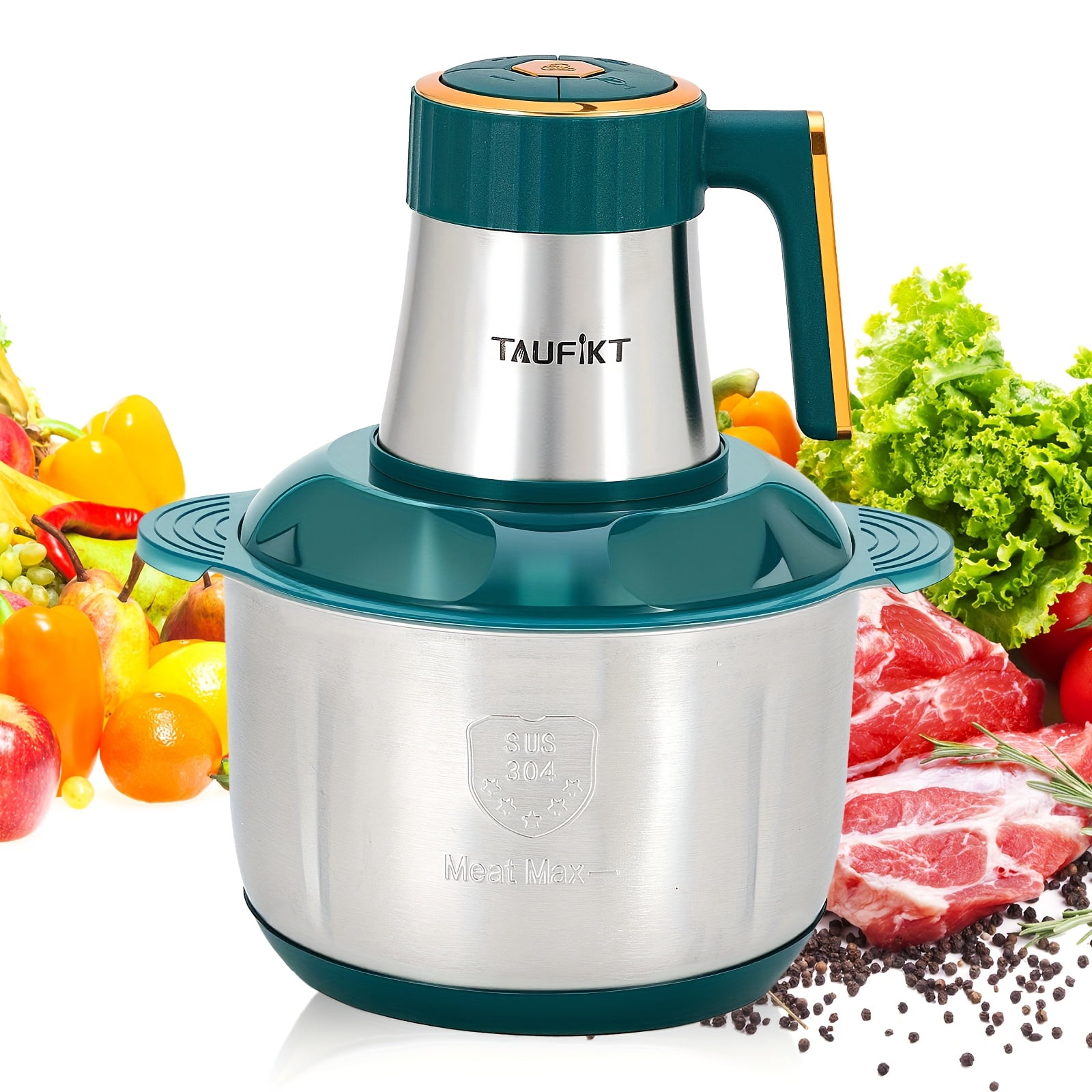5L 6-Speed Electric Meat Grinder - Fast 6-Second Function, Multi ...