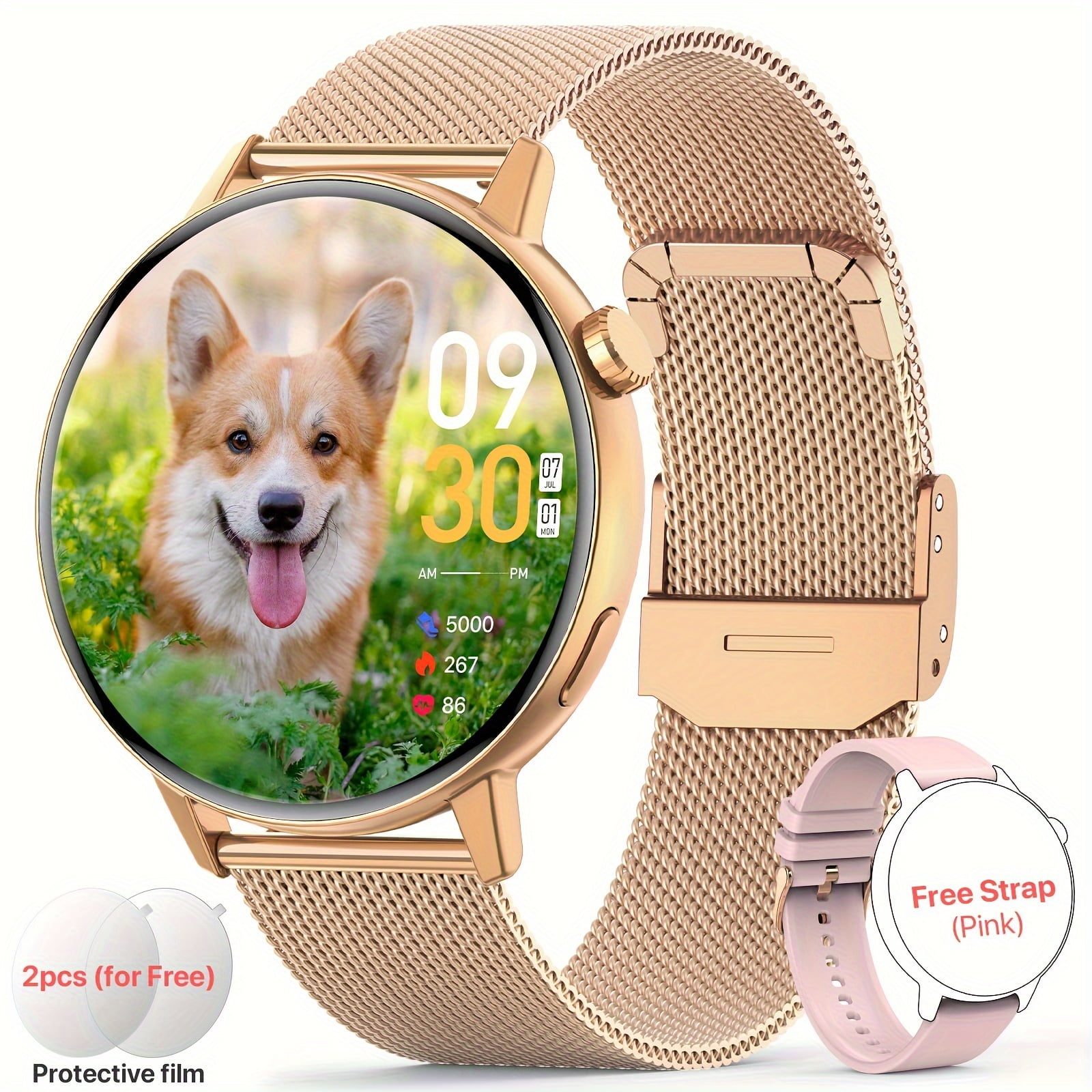 1.32 Inch Colorful Display Smartwatch, Smart Watches For Women, Making ...