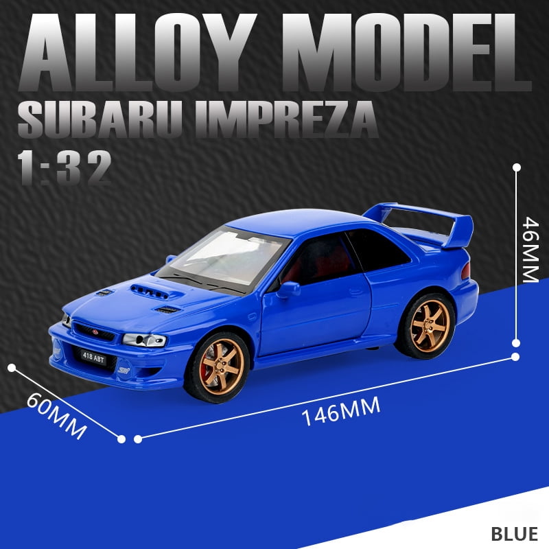 1:32 JDM Subaru Impreza STI WRX Alloy Model Car Toy Diecasts Metal ...
