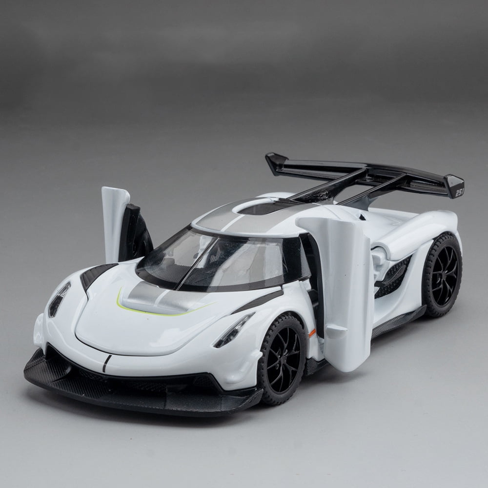 1:32 Toys Model Car With Door Opened Sound And Light Pull Back Vehicle ...