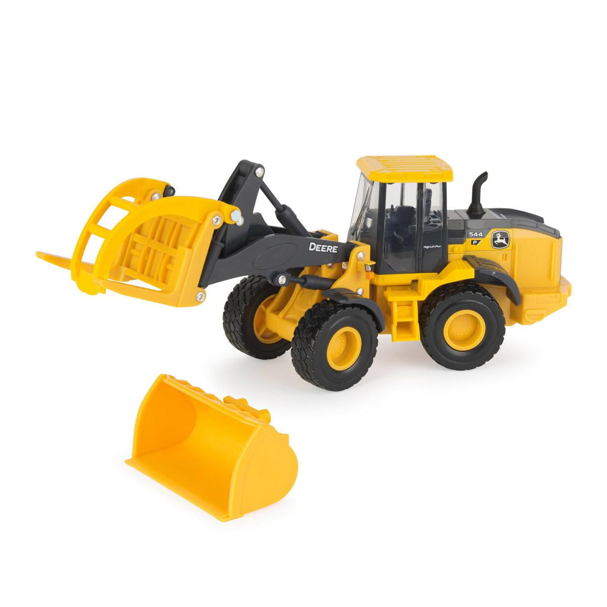 Kids John Deere 544P Wheel Loader Toy 1/32 with Articulating Body and ...