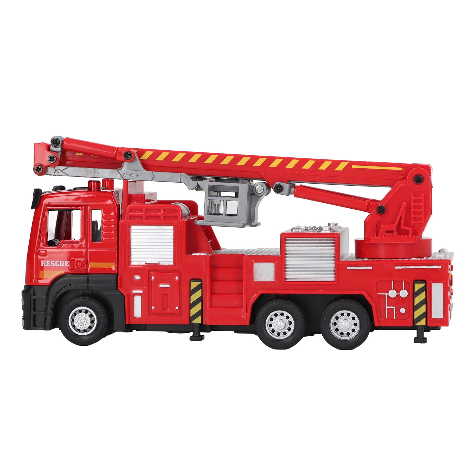 1:32 Ladder Car Toy Pull Back 360 Degree Rotation Alloy Retractable ...