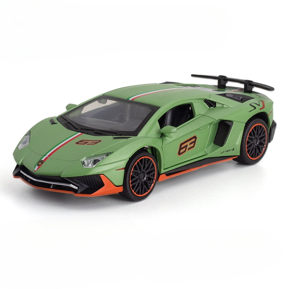1:32 Lambor Aventador SVJ LP780-4 Sports Car Model Toy Diecast Metal ...