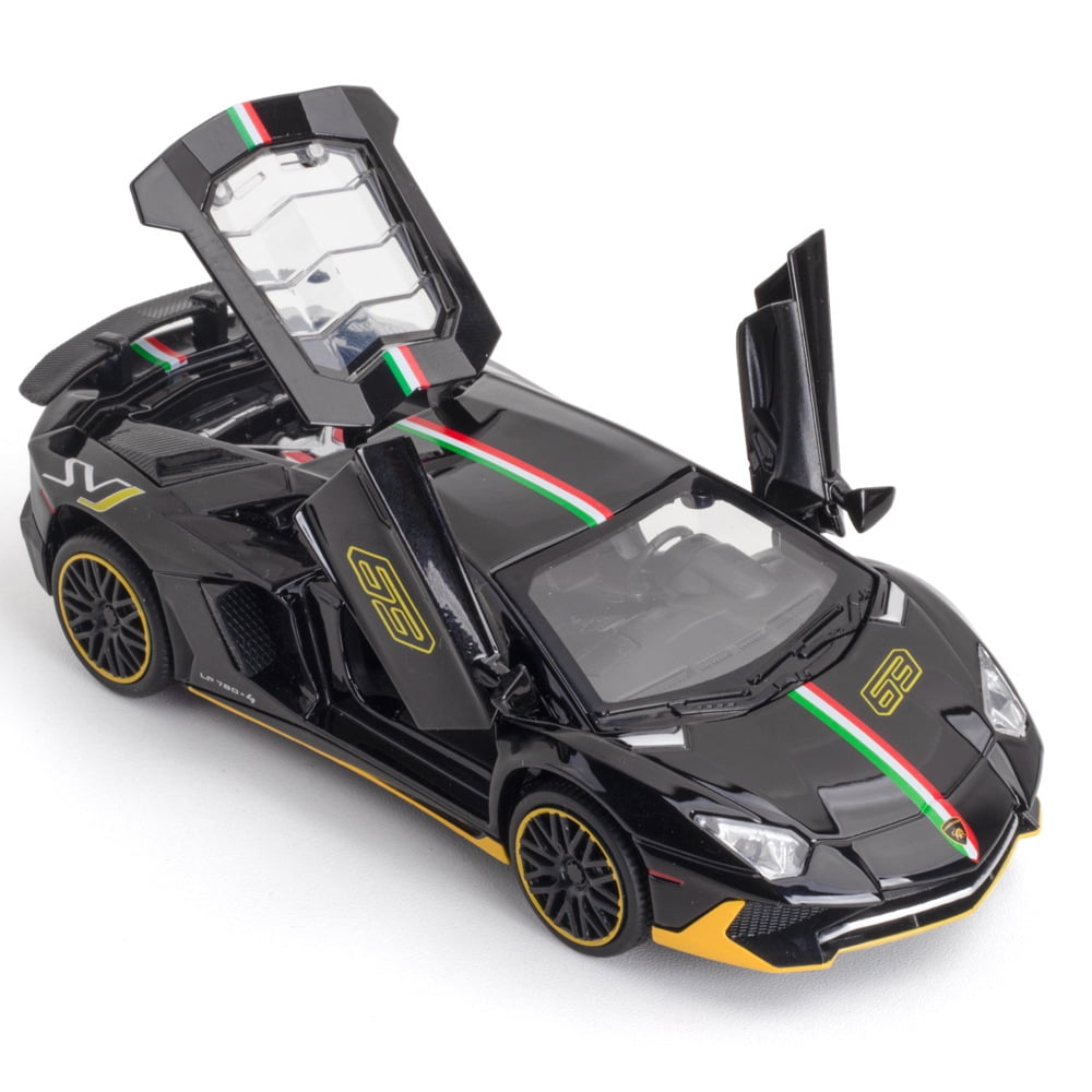 1:32 Lambor Aventador SVJ LP780-4 Sports Car Model Toy Diecast Metal ...