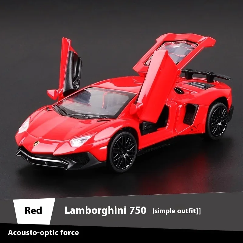 1:32 Lamborghini Aventador LP750-4 Alloy Sports Car Diecast Model Sound ...