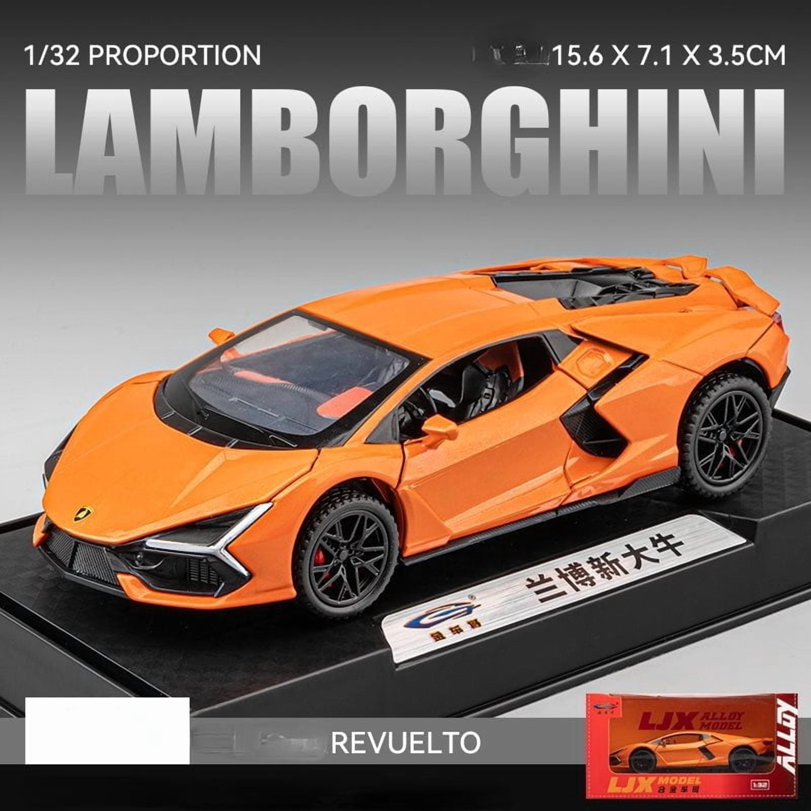 1:32 Lamborghini Revuelto Alloy Diecast Model Car Sound Light Children ...
