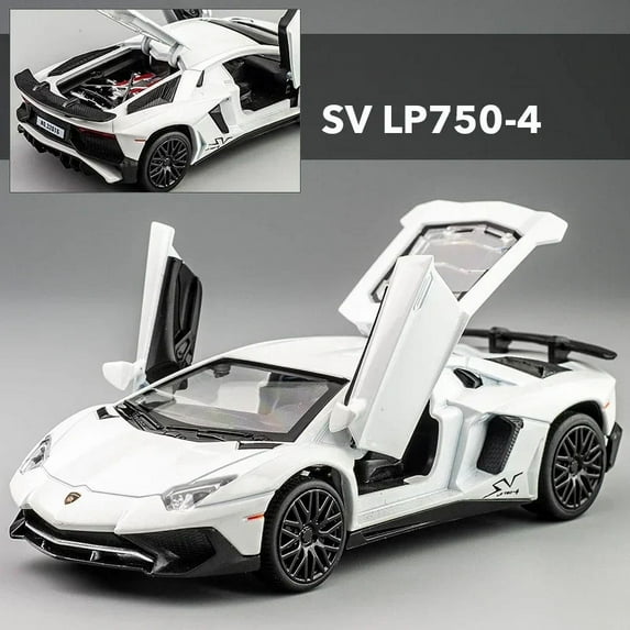 1:32 Lamborghinis LP770 LP750 Car Alloy Sports Car Model Diecast Sound ...