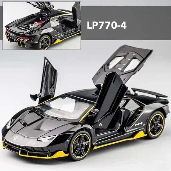 1:32 Lamborghinis LP770 LP750 Car Alloy Sports Car Model Diecast Sound ...
