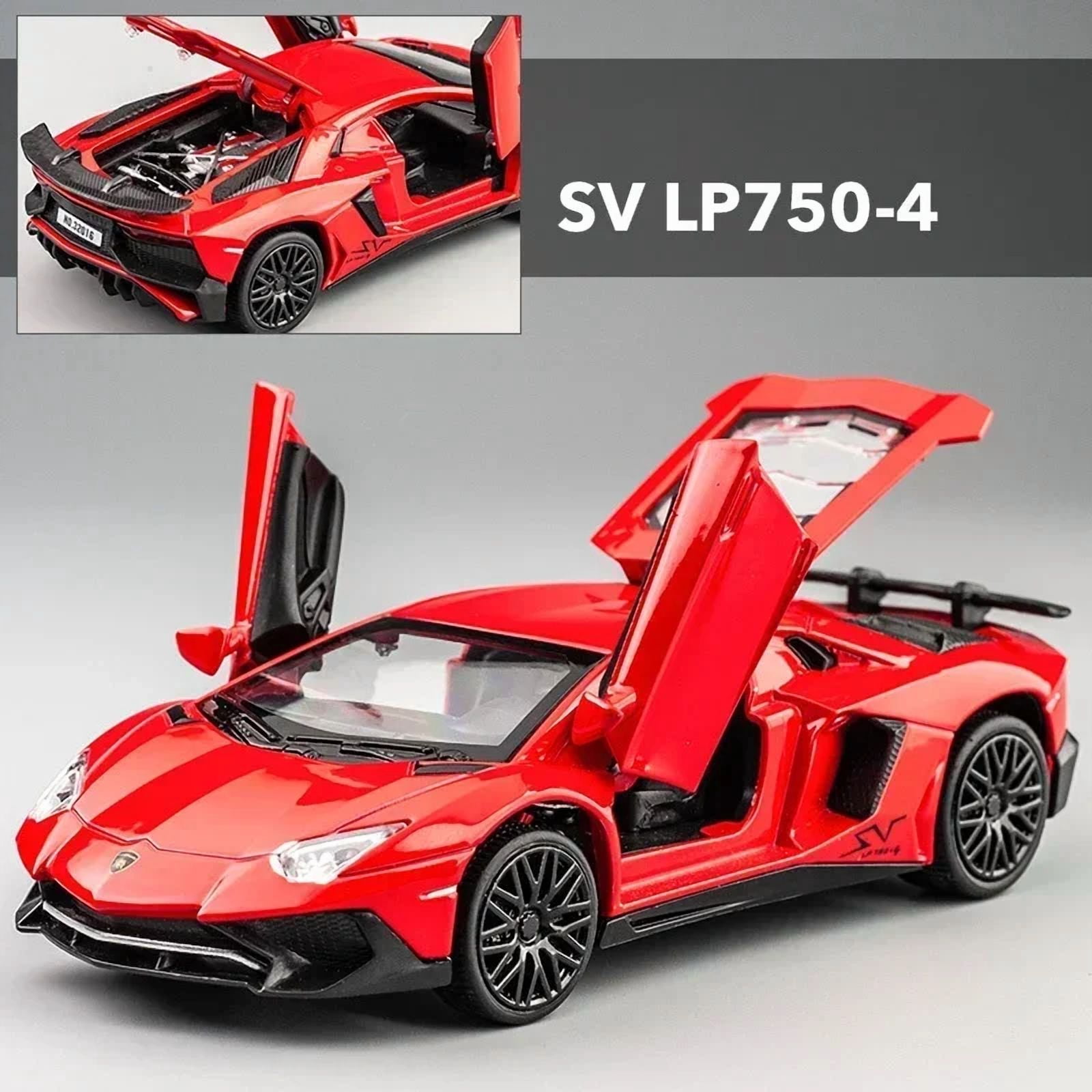 1:32 Lamborghinis LP770 LP750 Car Alloy Sports Car Model Diecast Sound ...