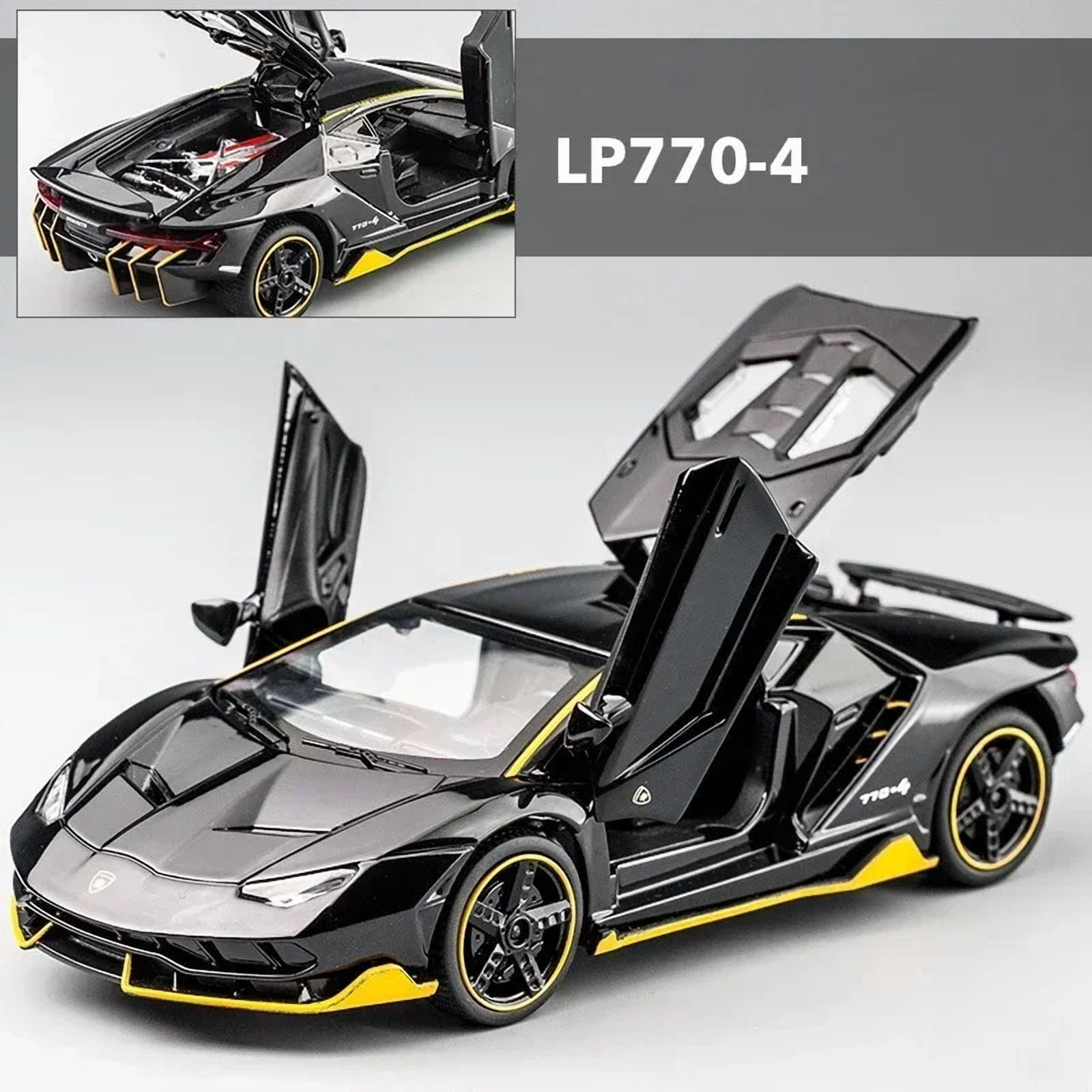 1:32 Lamborghinis LP770 LP750 Car Alloy Sports Car Model Diecast Sound ...