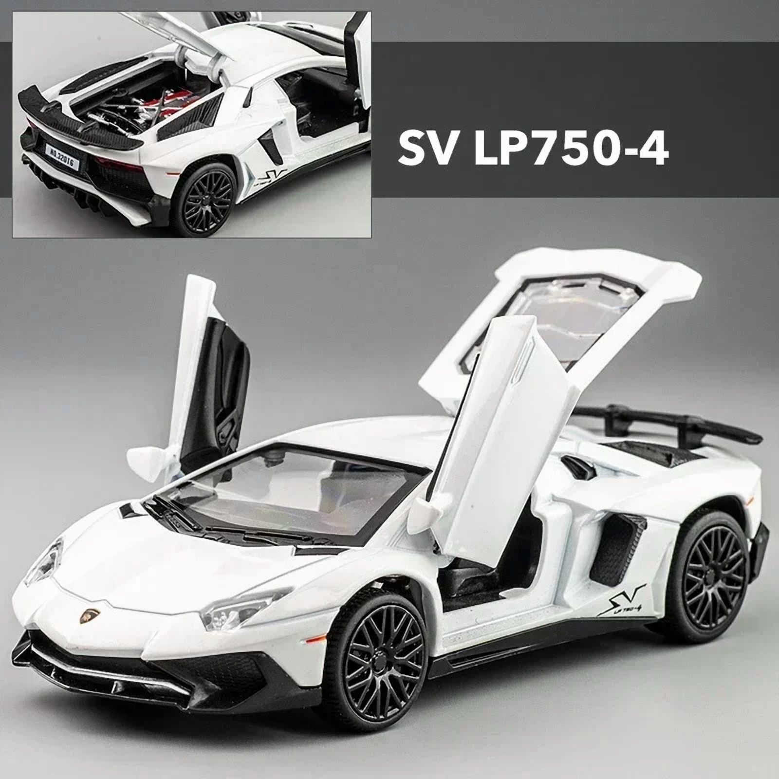 1:32 Lamborghinis LP770 LP750 Car Alloy Sports Car Model Diecast Sound ...