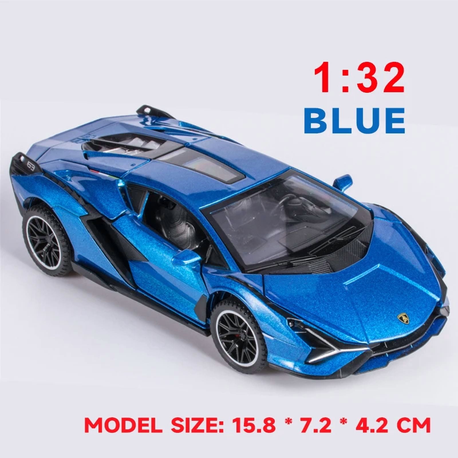 1:32 Lamborghinis Sian FKP37 Car Alloy Sports Car Model Diecast Sound ...