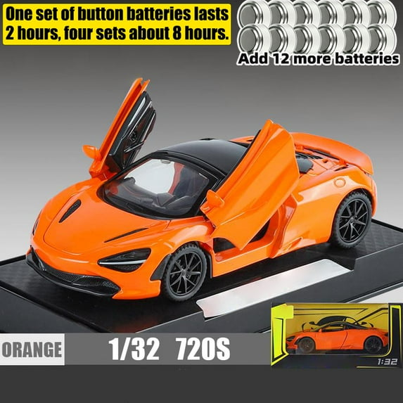 1:32 McLaren 720s Supercar Sports Alloy Diecast Model Car Sound And ...