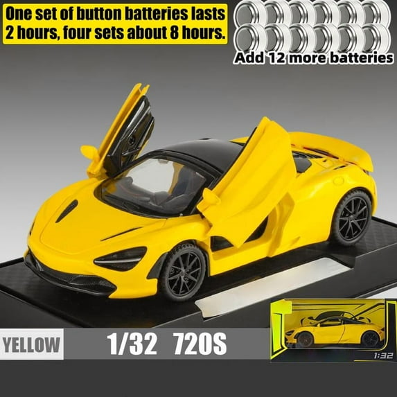 1:32 McLaren 720s Supercar Sports Alloy Diecast Model Car Sound And ...