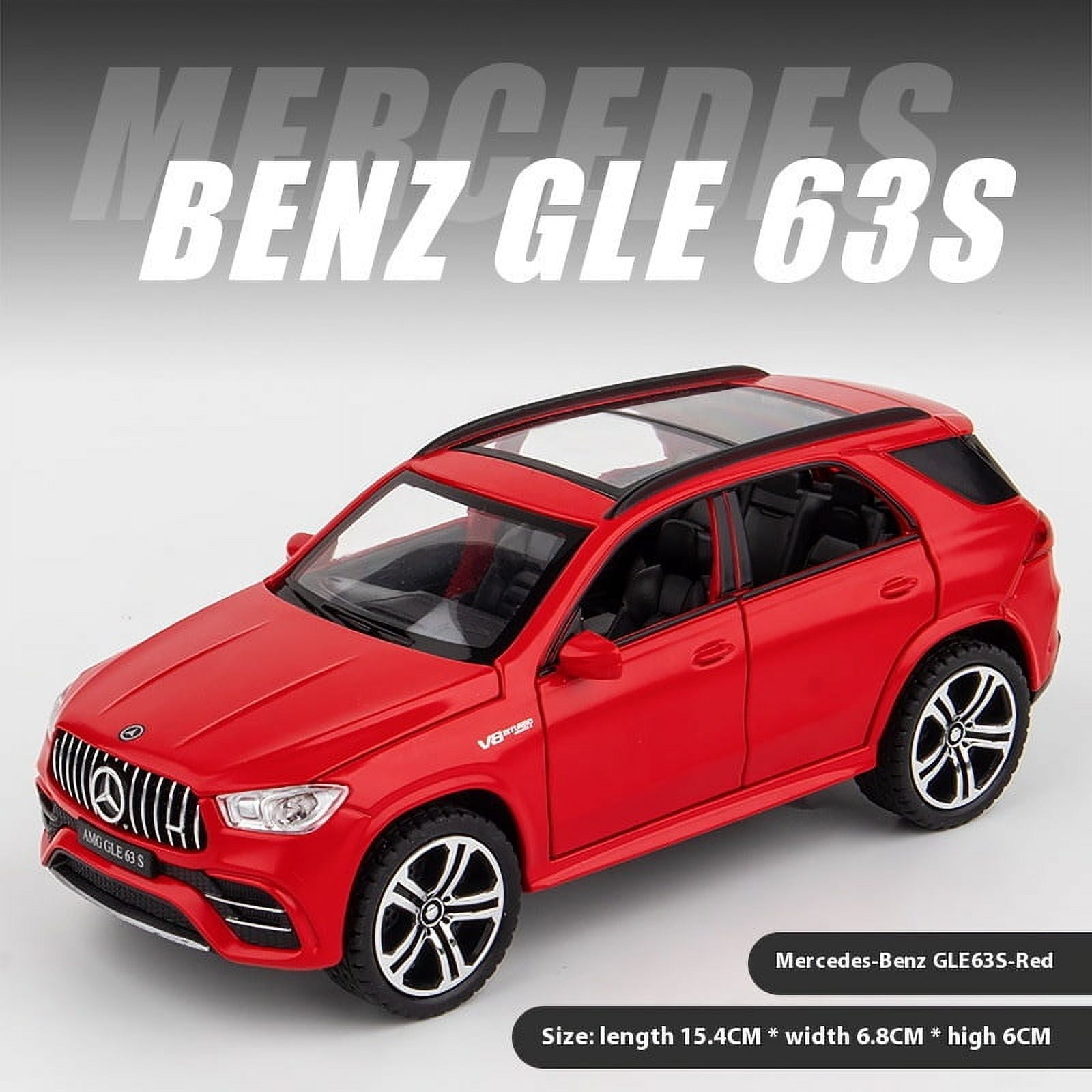 1:32 Mercedes Benz GLE 63s SUV Alloy Car Model Diecast Pull Back Metal ...